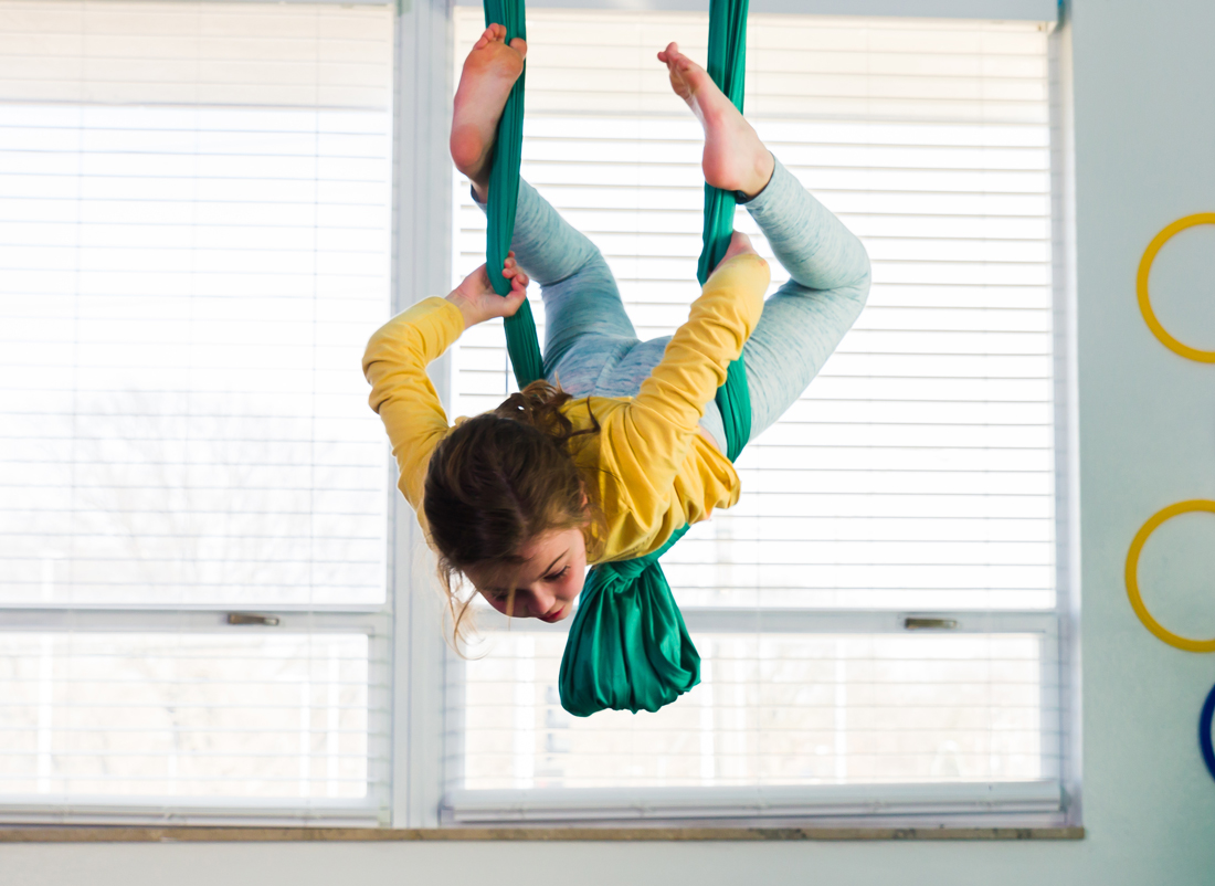 Above the Knot Aerial Poses - Mindful Child Wellness